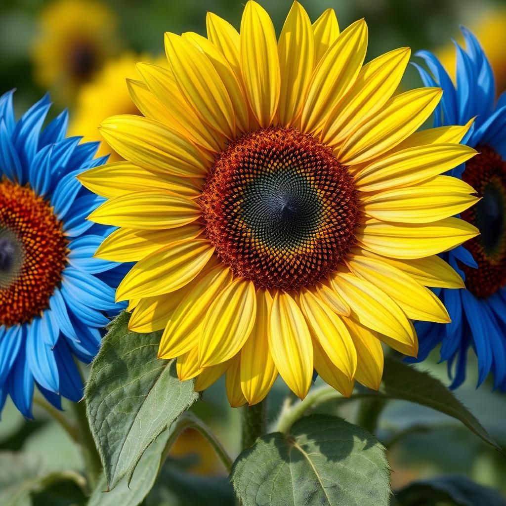 Are Blue Sunflowers Real or Fake? Discover the Truth Behind This ...